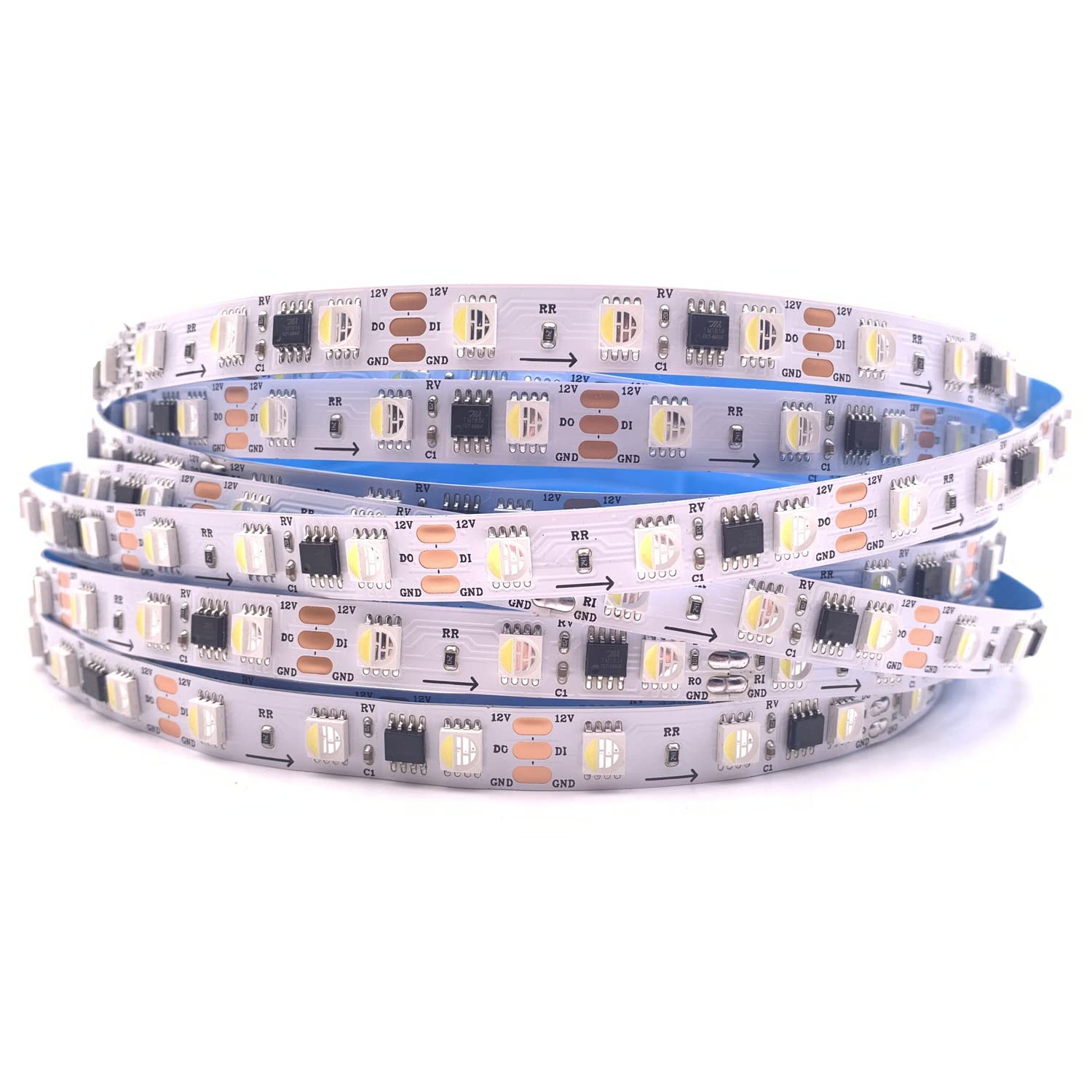 Amazon.com: TOPXCDZ 12V 24V TM1814 RGBW RGBWW 4 in 1 Similar SK6812 LED ...