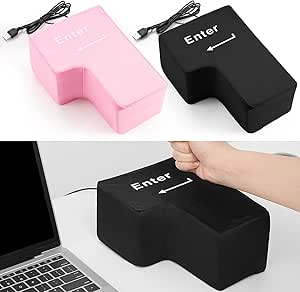Amazon.com: Seenelling 2 Pieces Giant Enter Button USB Big Enter ...