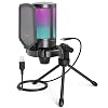 DISDIM PC Microphone, 3.5mm Jack Condenser Recording Microphone with ...
