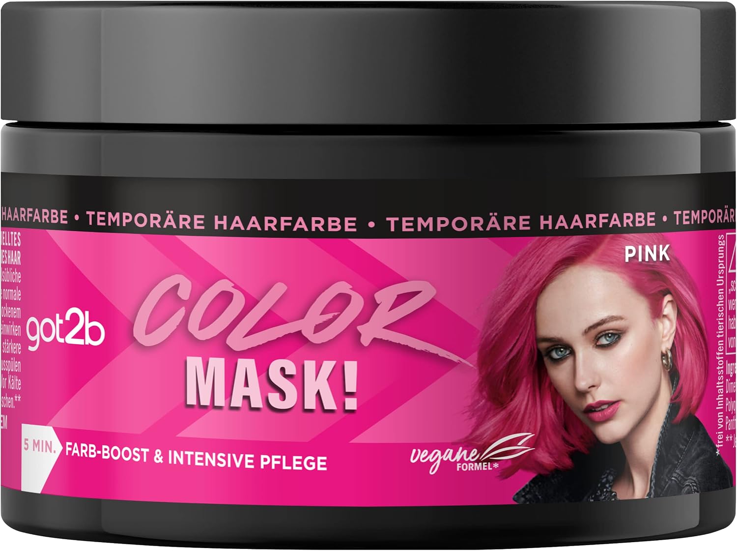 got2b Color Mask Pink 150ml – Temporäre Haarfarbe mit Kokos-Öl