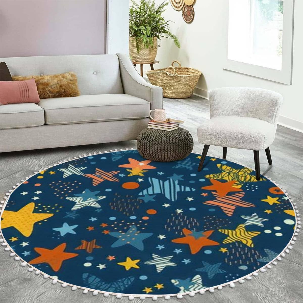 Soft Dark Blue Abstract