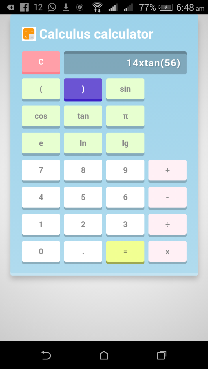 Calculus calculator - App on Amazon Appstore