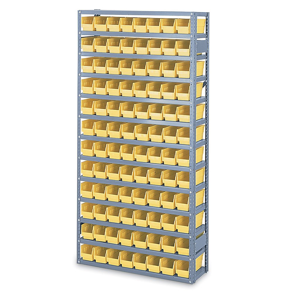 Amazon.com: High-Density Shelving With Shelf Bins - 36X12x75" - (96 ...