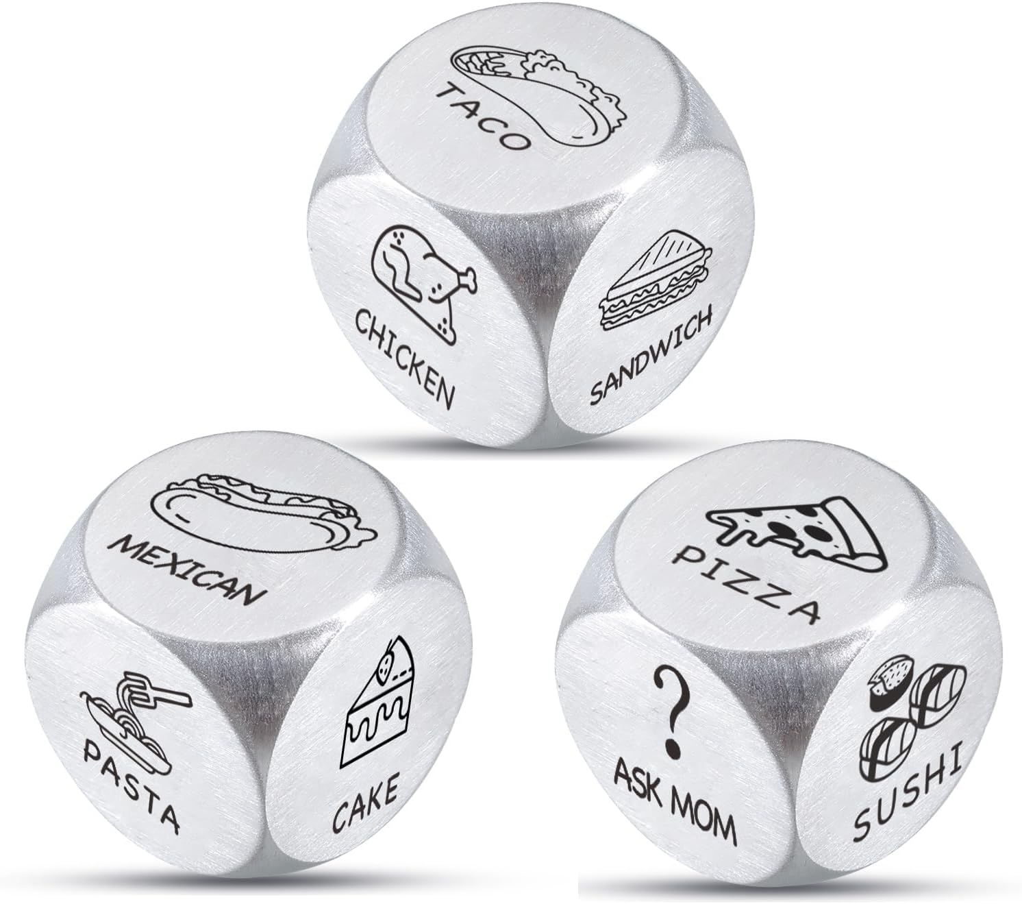Amazon.com: Two Tumbleweeds Foodie Dice - New Edition | Play with your ...