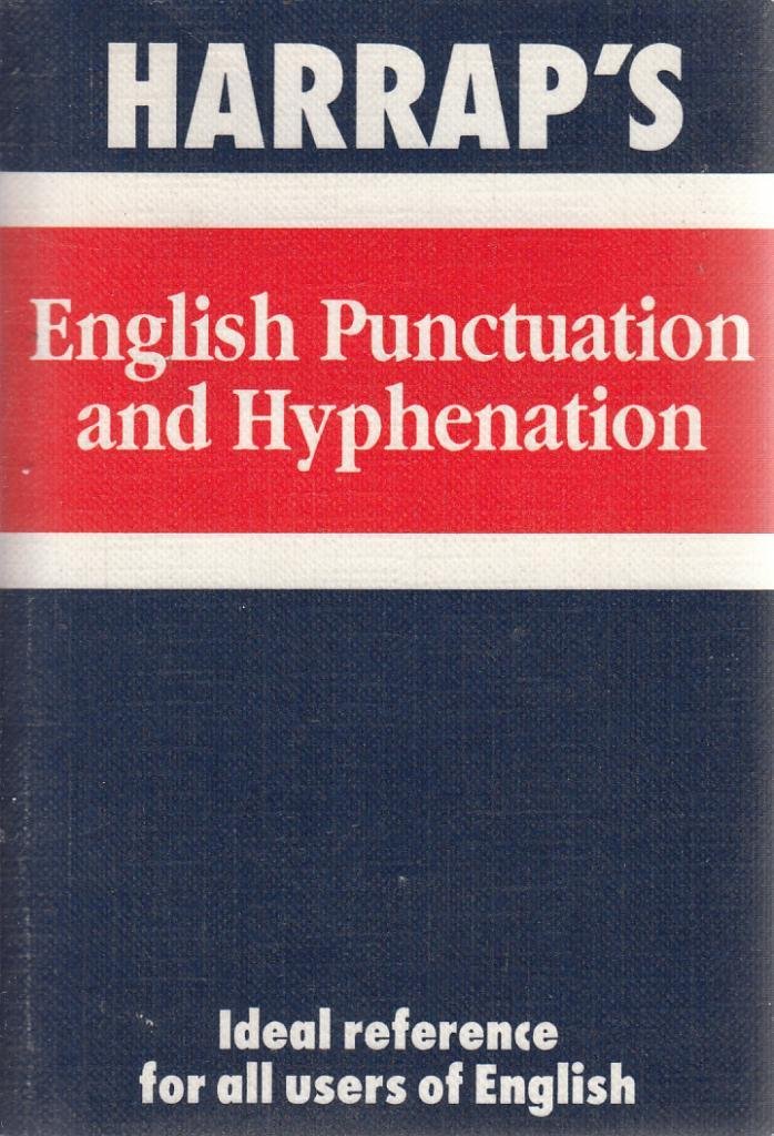 Harrap's English Punctuation and Hyphenation (Mini study aids) : Amazon ...
