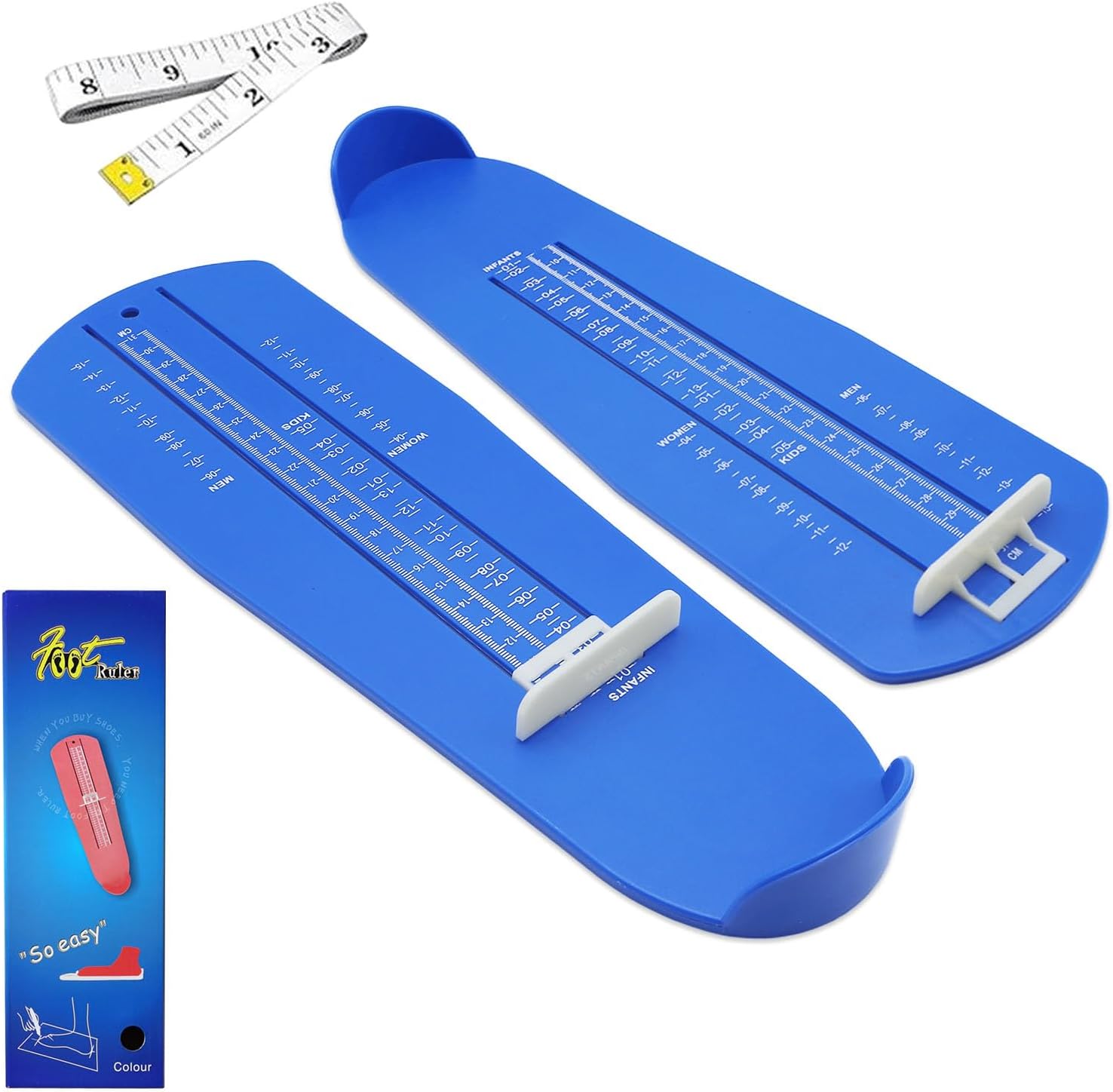 Amazon.com: zepongLN Foot Measurement Device for Kids and Adults, Blue ...