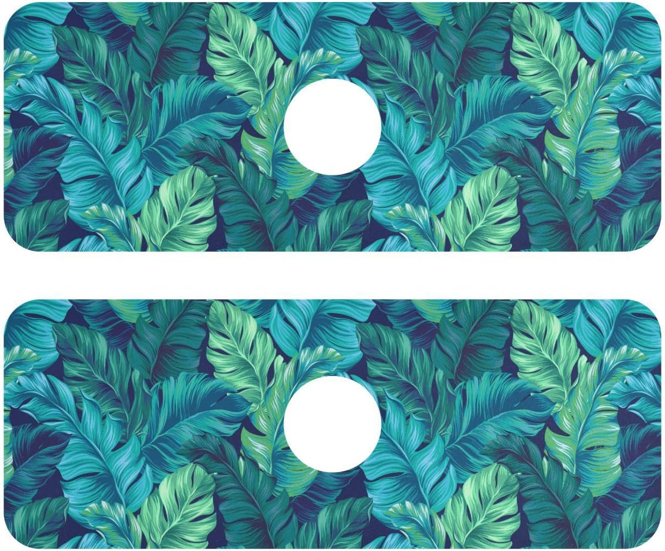 Amazon.com: 2 Pack Sink Splash Guard Faucet Absorbent Mat 14.7" X 5.4 ...