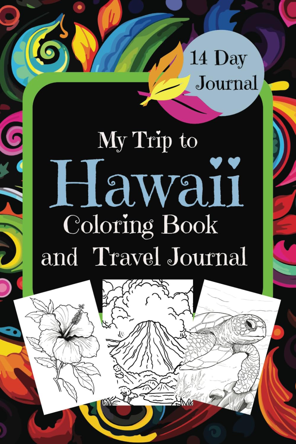 My Trip to Hawaii: Coloring Book and Travel Journal: Publishing, Peanut ...