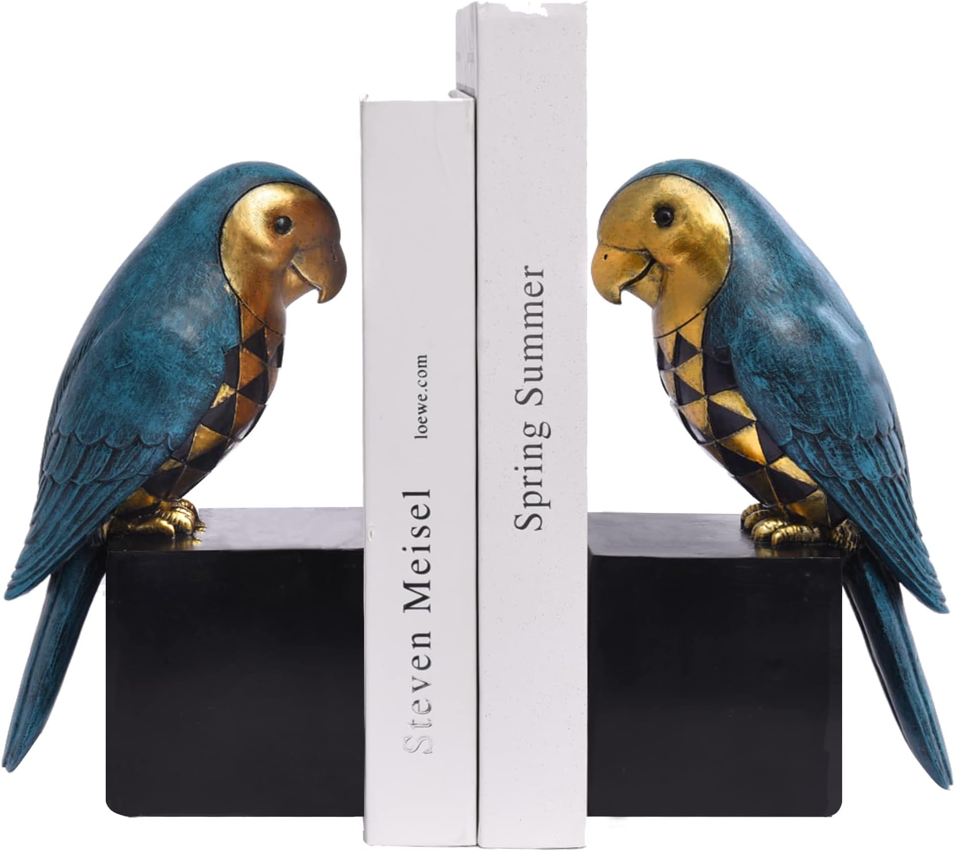 Amazon.com: Danya B. DS781 Decorative Rustic Bookshelf Decor - Birds on ...