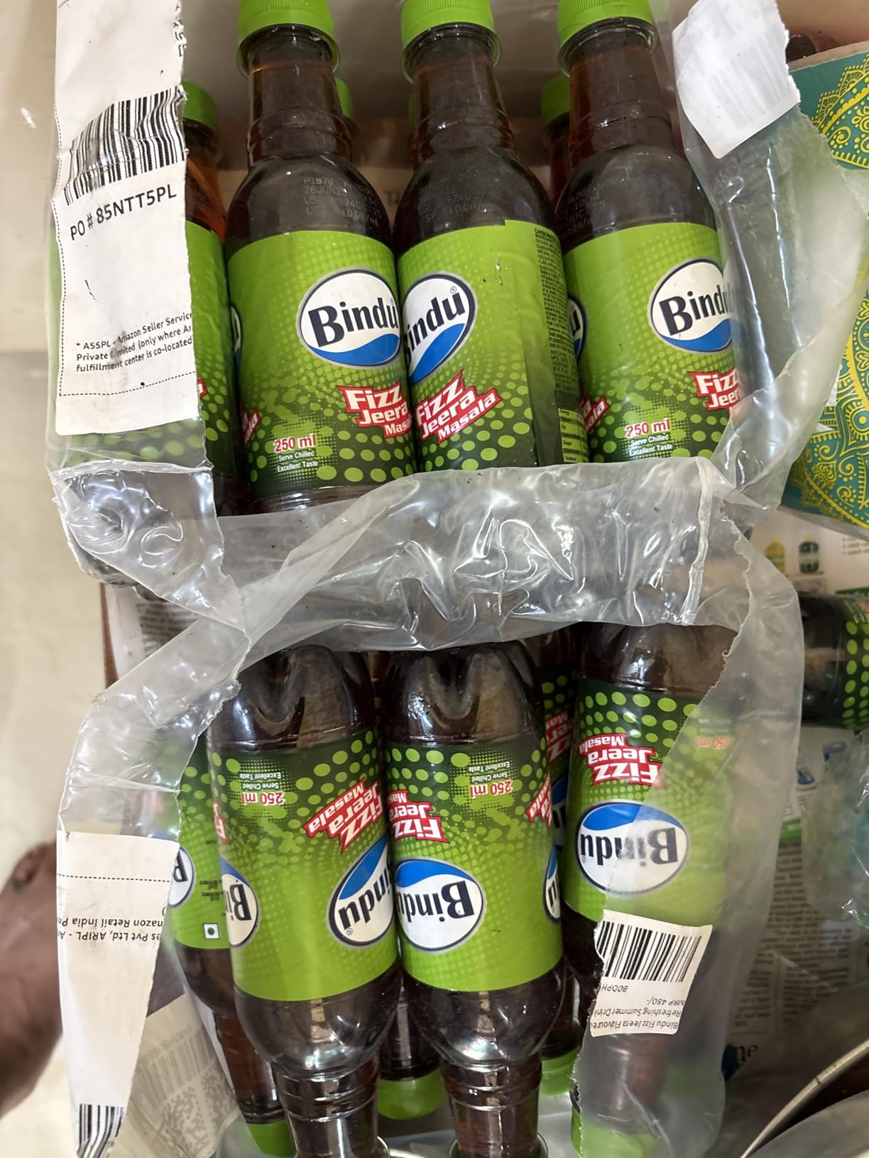 Bindu Fizz Jeera Flavoured Carbonated Masala Soda Refreshing Summer ...