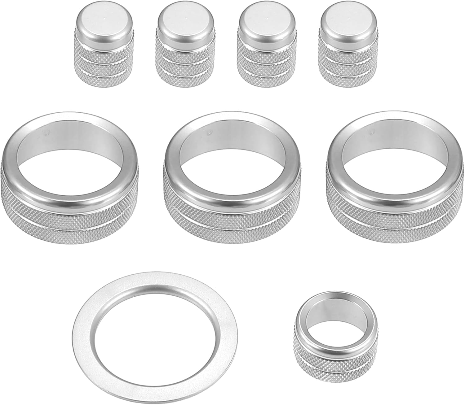 Amazon.com: X AUTOHAUX 9pcs Air Conditioner Shift Knob Cover Engine ...