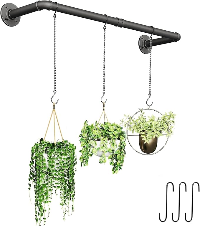 Plant Hanger Indoor, Hanging Planters for Indoor Plants with 3 Hanging ...