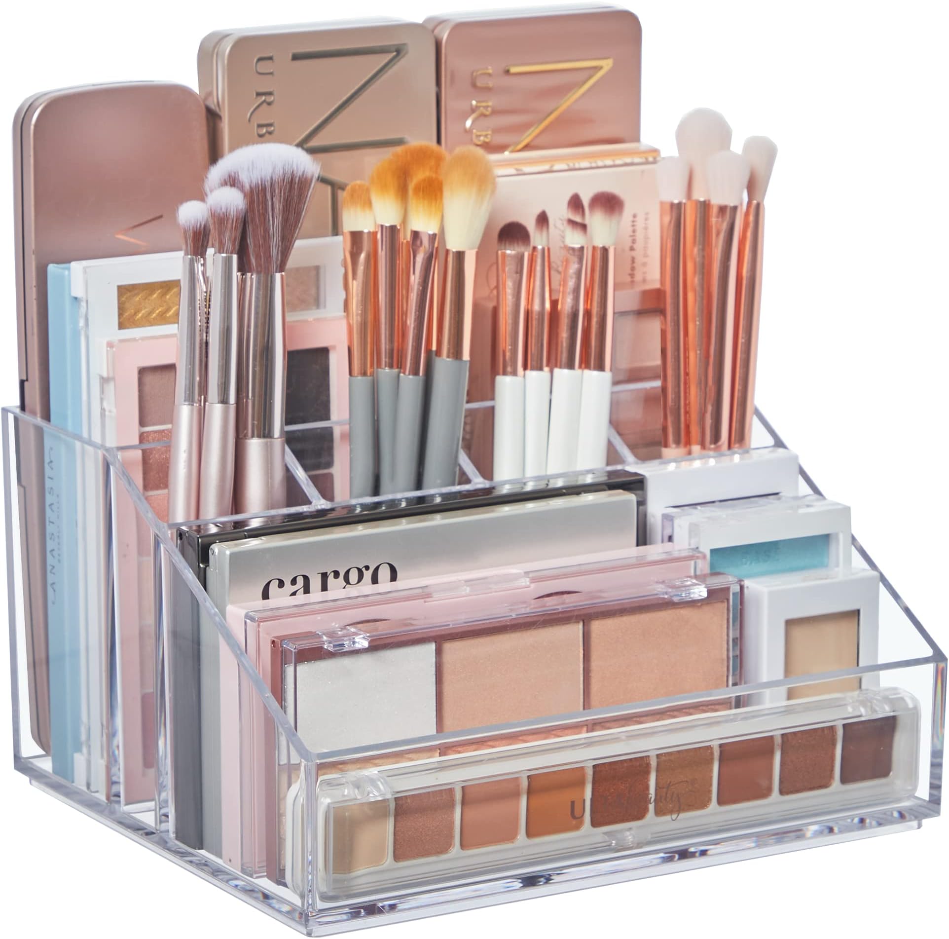 Amazon.com: byAlegory Tiered Acrylic Eyeshadow Palette Makeup Organizer ...