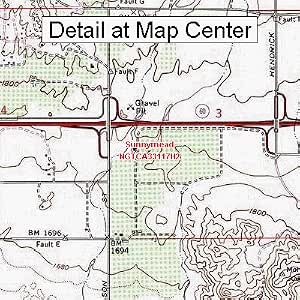 Amazon.com : USGS Topographic Quadrangle Map - Sunnymead, California ...