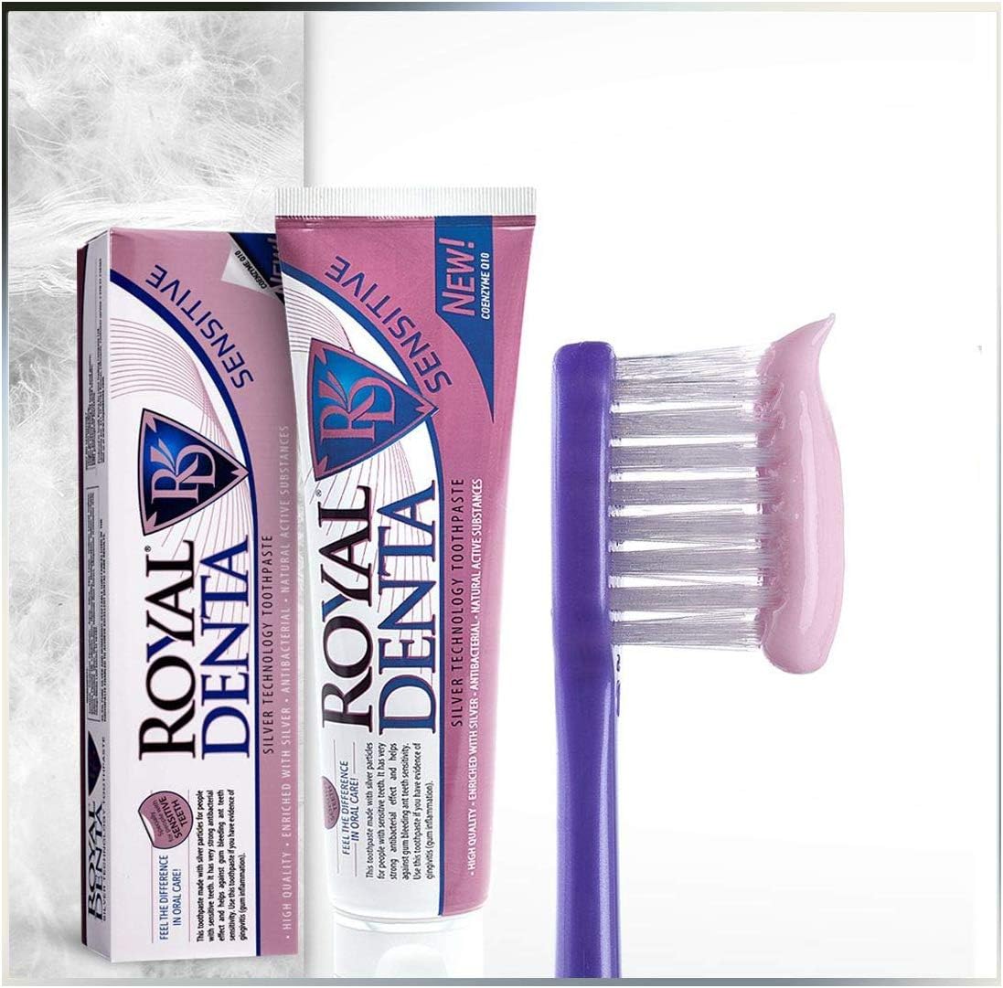 Royal Denta Sensitive Fluoride Free - Remineralizing Toothpaste for ...