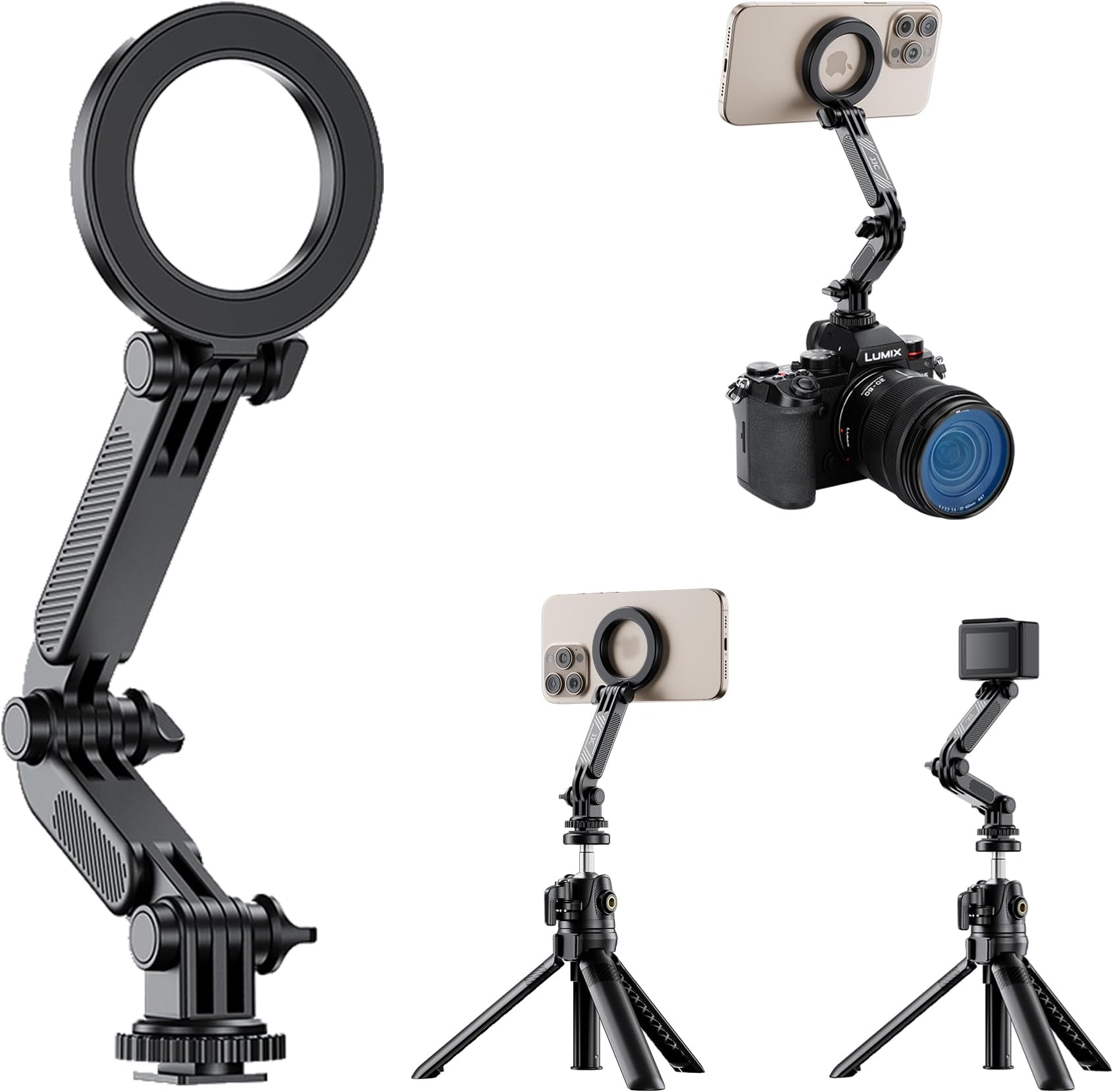 Amazon.com : JJC Magnetic Phone Tripod Mount Adapter for Magsafe iPhone ...