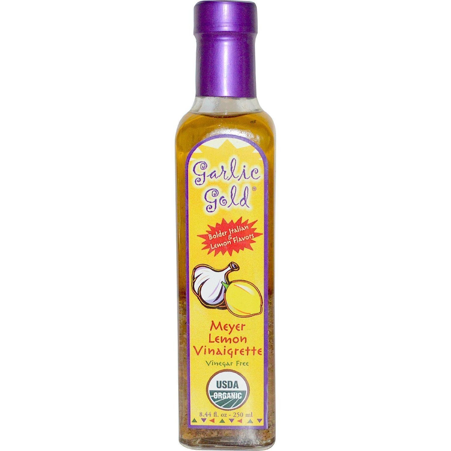 Amazon.com : Garlic Gold, Delicious Organic Meyer Lemon & Extra Virgin ...