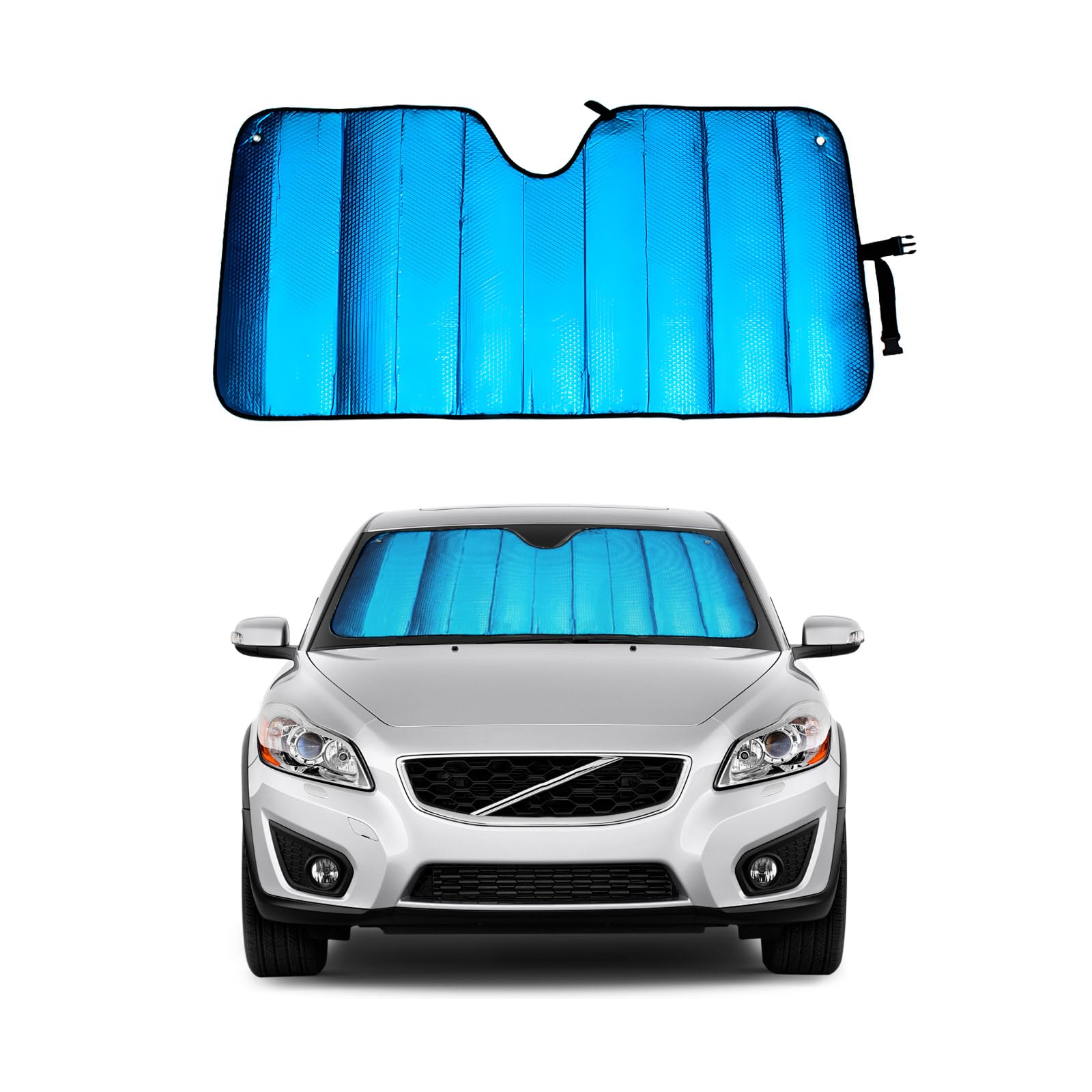 Amazon.com: Dickno Car Windshield Sunshade, Foldable Front Window Visor ...