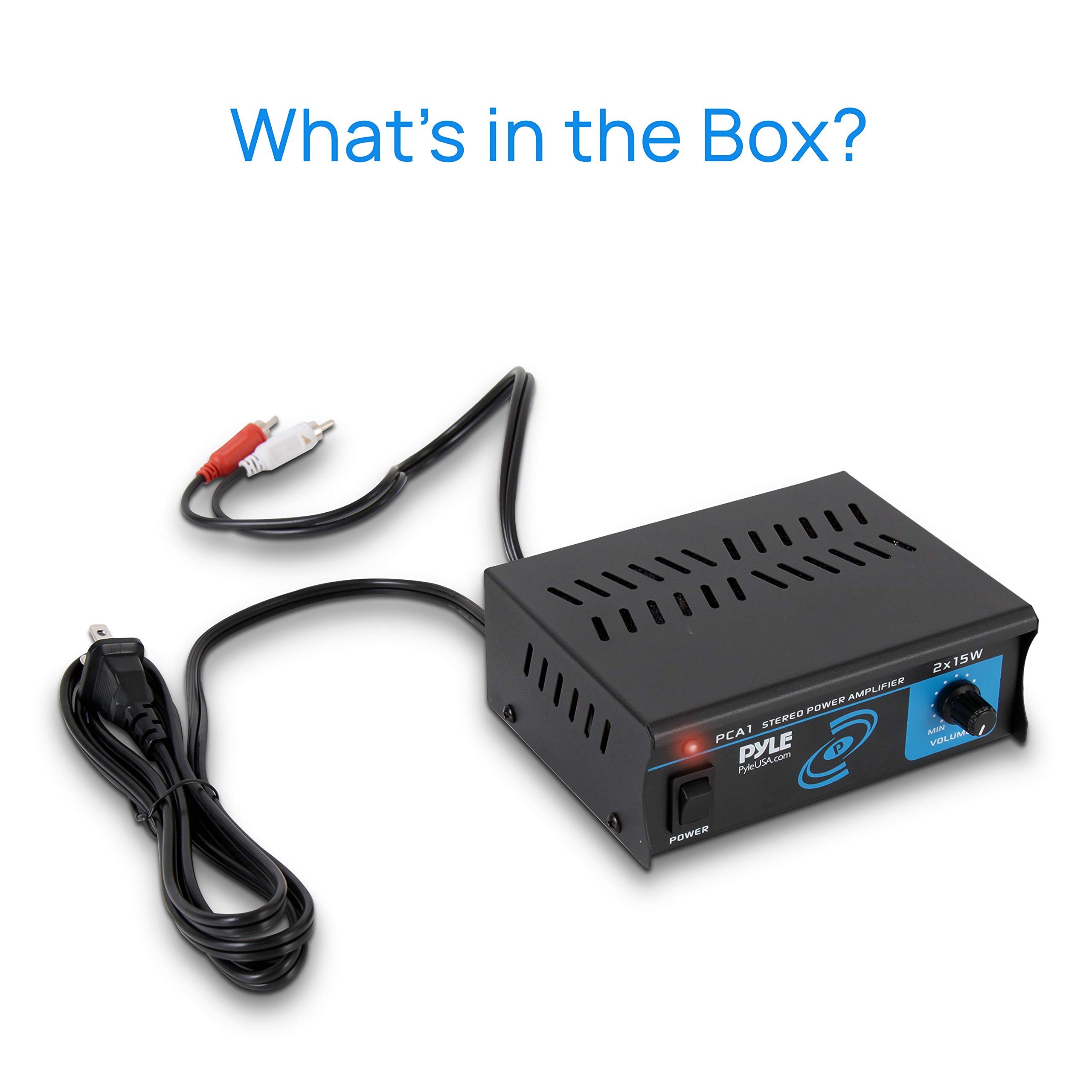 Buy Pyle PCA1.5 2x15 Watt Stereo Power Amplifier - Compact Mini 2 ...