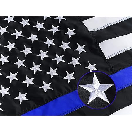 Amazon.com : Homissor Thin Blue Line Flags 2x3 Outdoor in USA ...