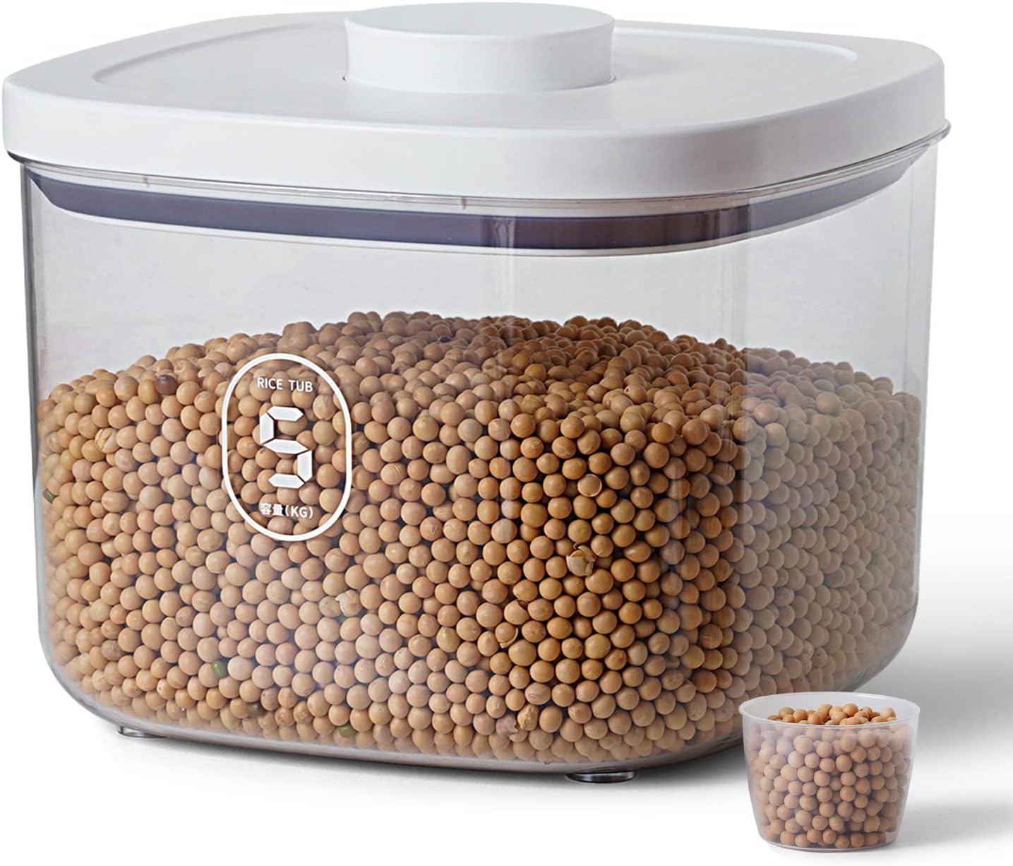 Amazon.com: TBMax Large Food Storage Containers with Airtight Lid ...