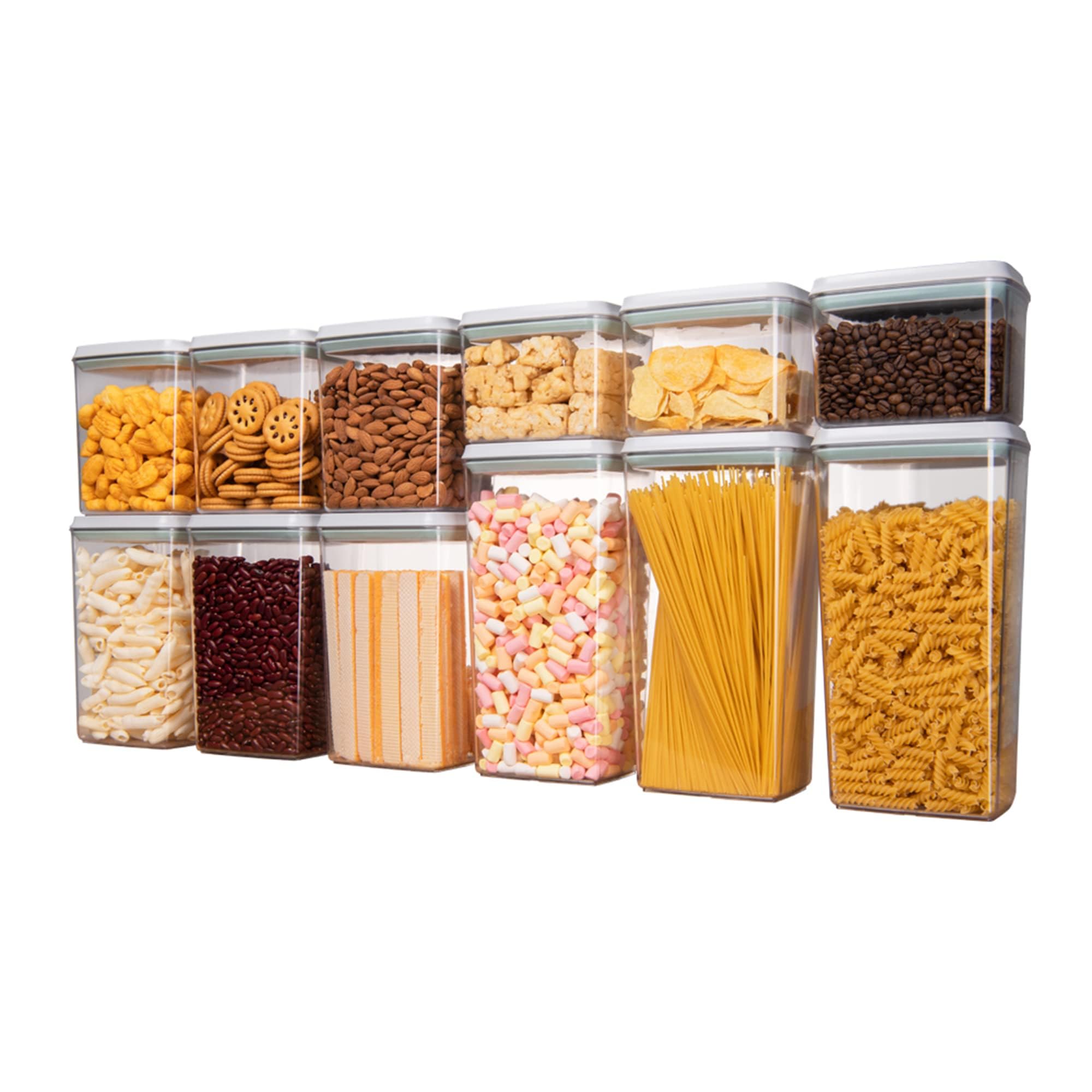 Amazon.com: Vhorate Pop Top food storage containers with Lids, Airtight ...
