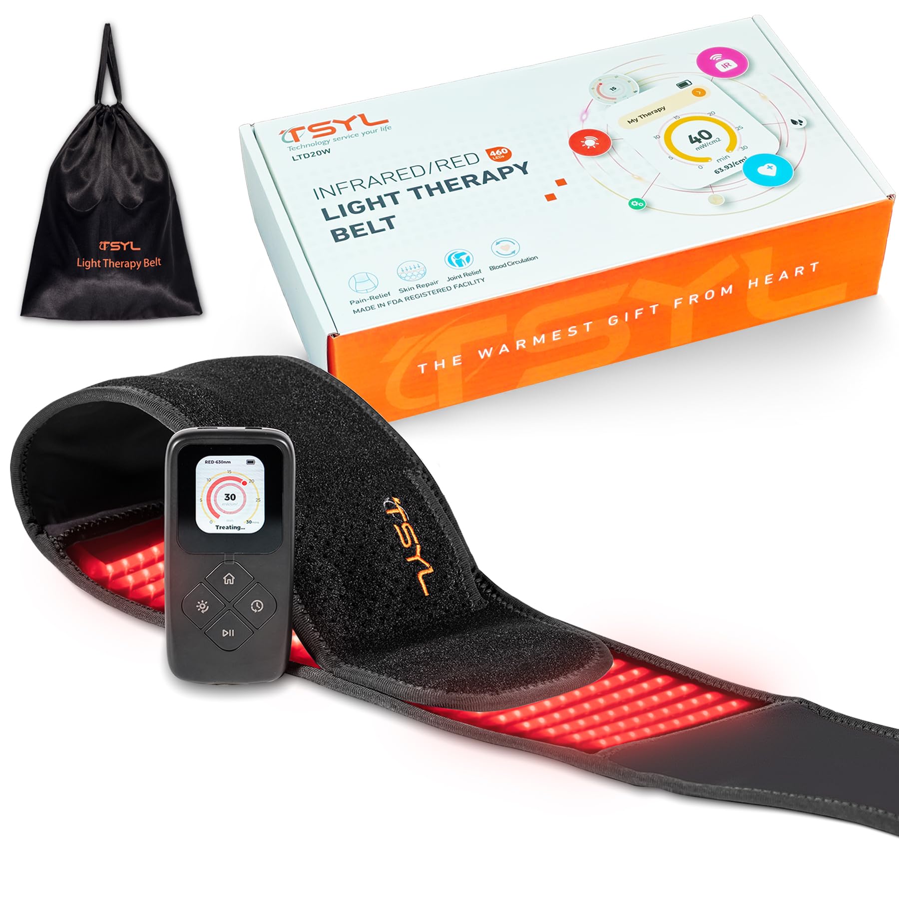 Amazon.com: Red Light Therapy Belt, 460 LEDs High Energy Professional ...