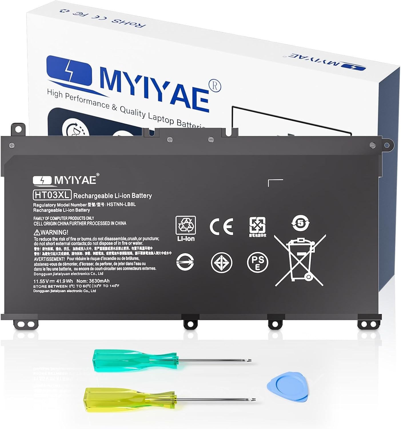 Amazon.com: MYIYAE HT03XL L11119-855 Laptop Battery for HP Pavilion 15 ...