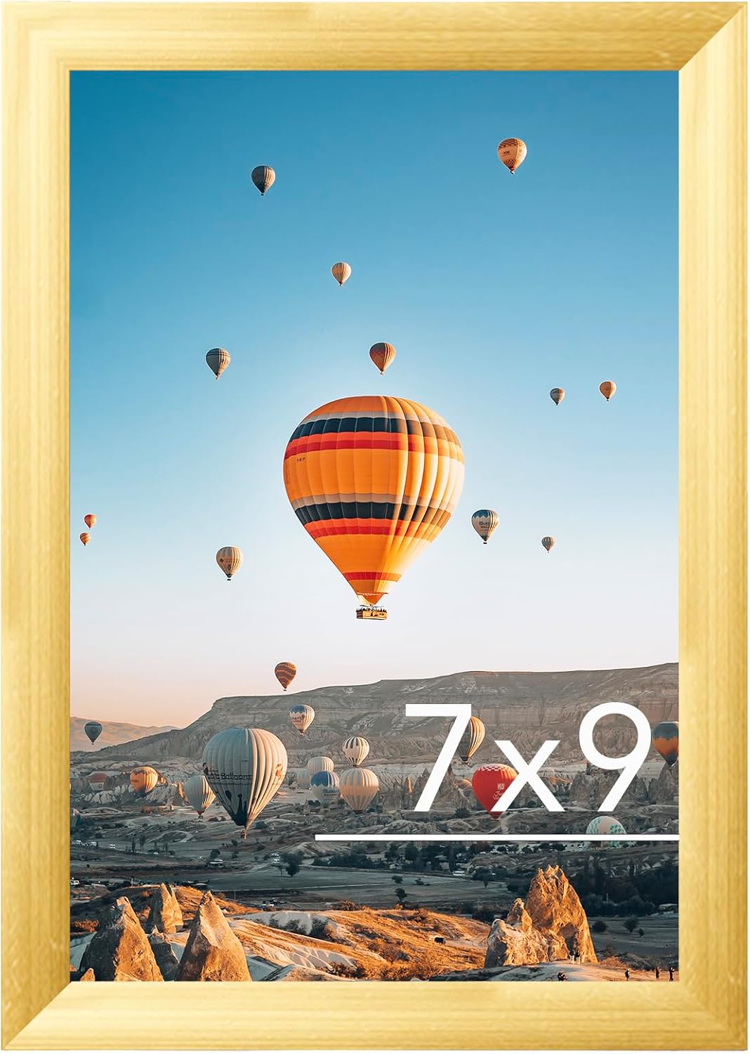Amazon.com - JCJMY 7x9 Picture Frame Gold for Wall Hanging or Tabletop ...