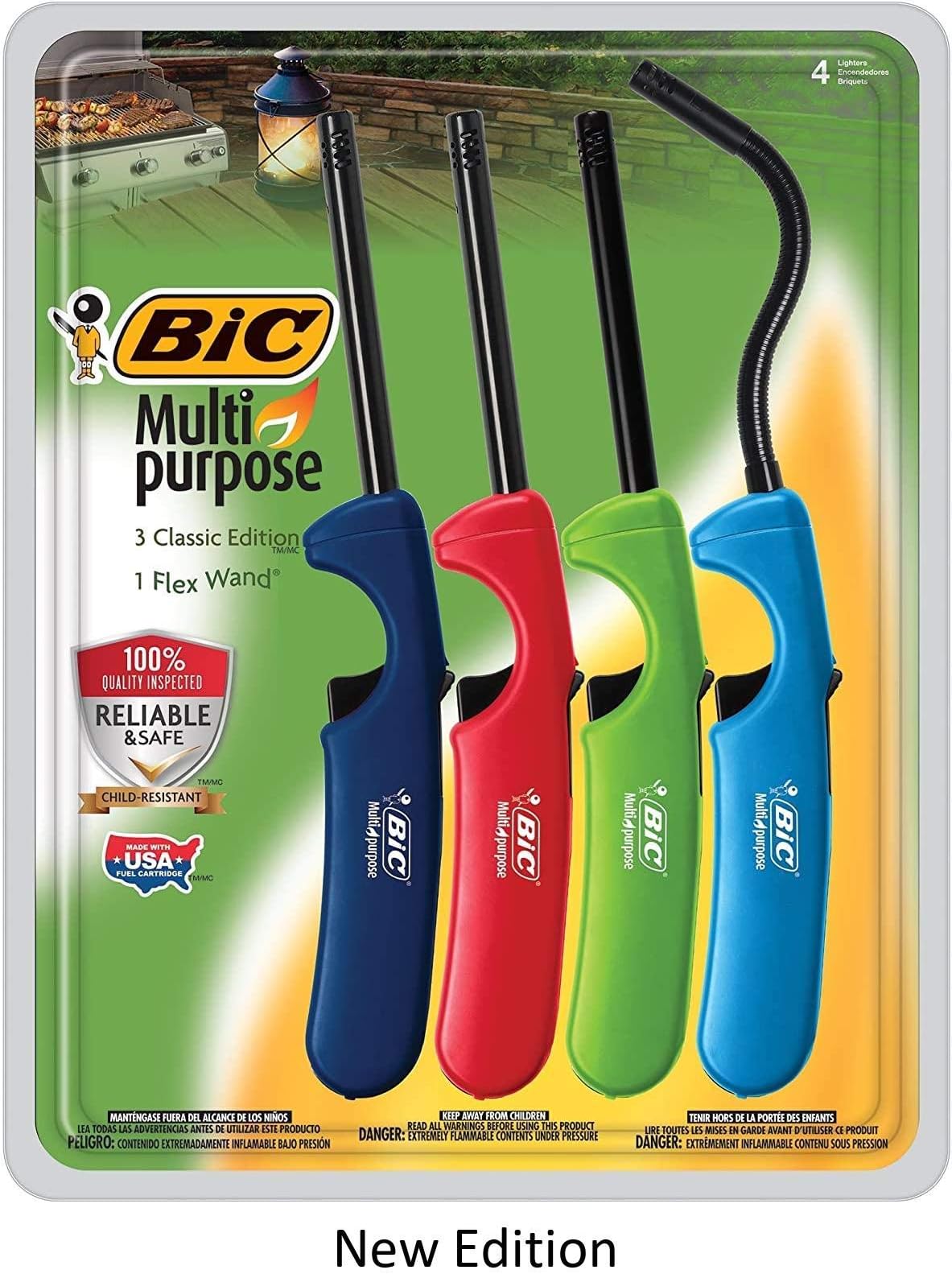 Amazon.com: BIC Multi-Purpose Classic Edition Lighter & Flex Wand ...