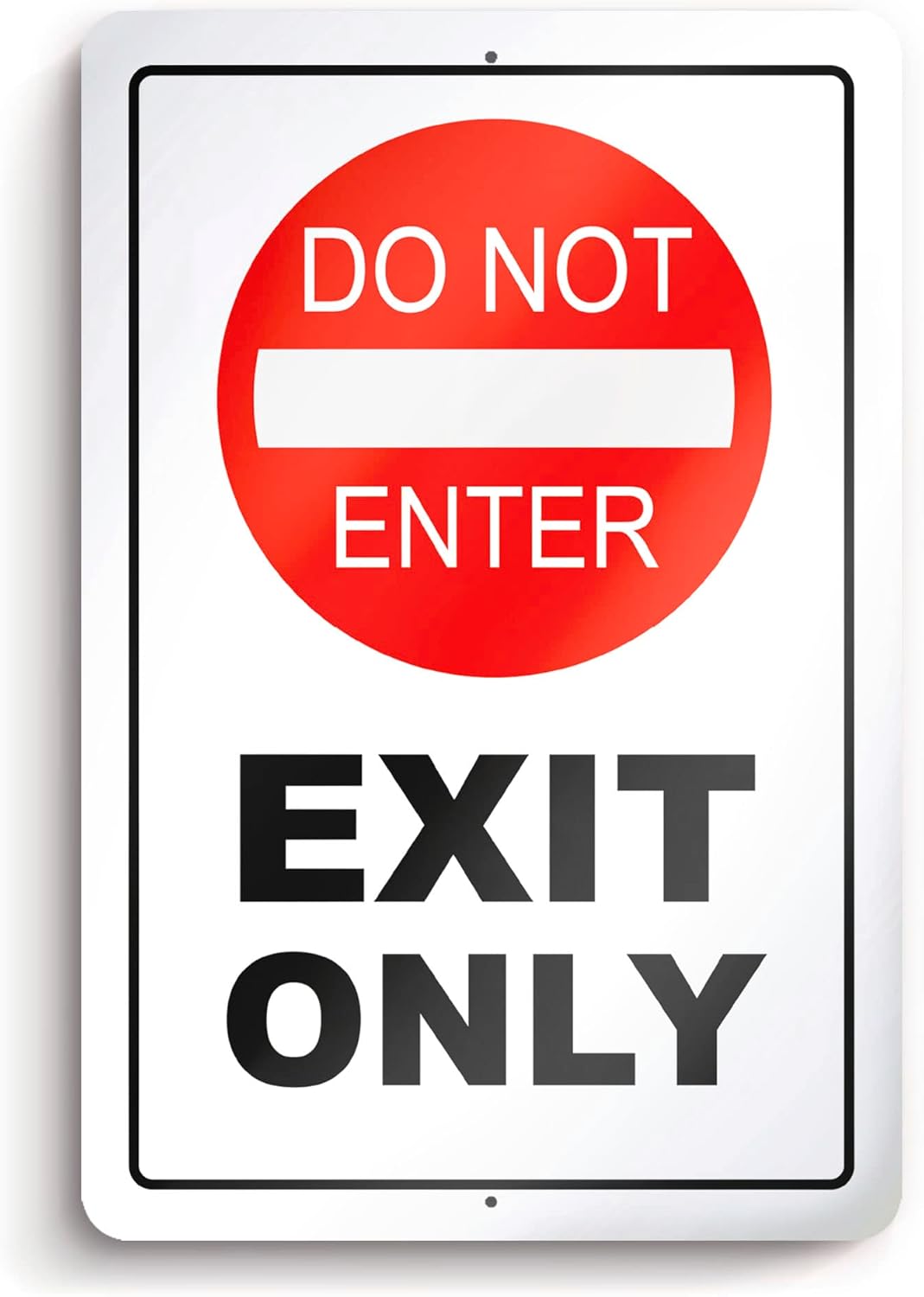 DIMARONGTON Exit Only Do Not Enter Sign - 8 x 12 Nepal | Ubuy