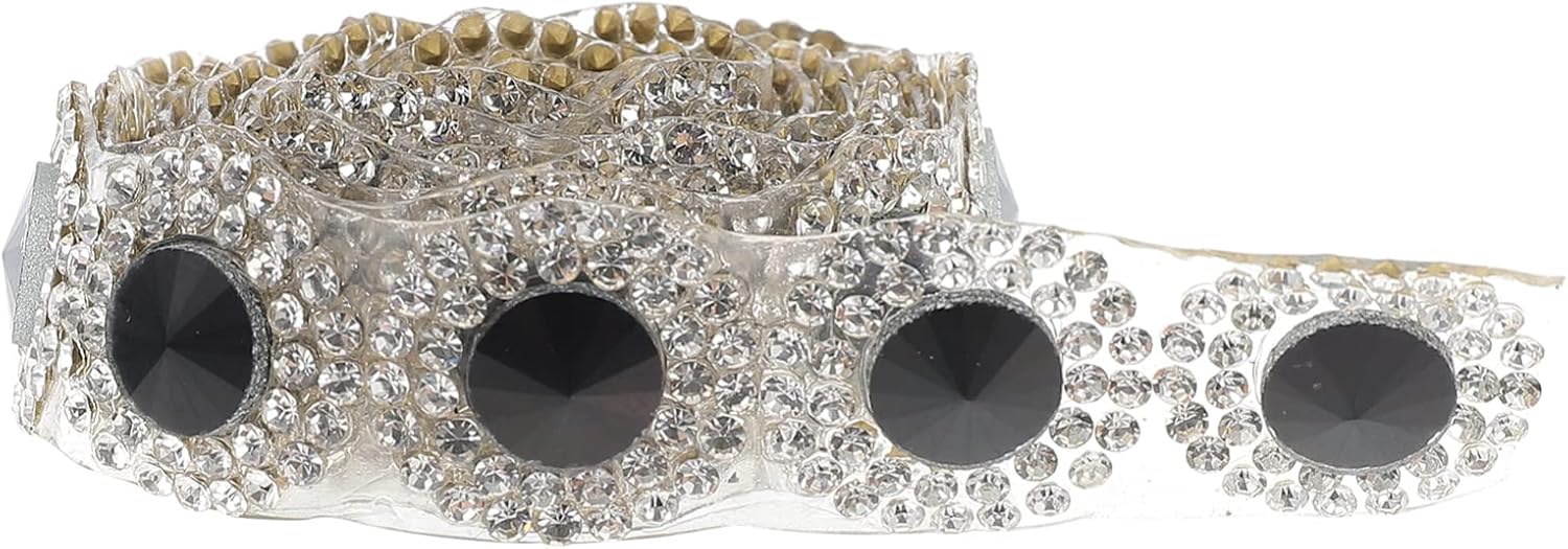 Amazon.com: KAILIKETIY Diamond Rhinestone Ribbon Trim for DIY Crafts ...