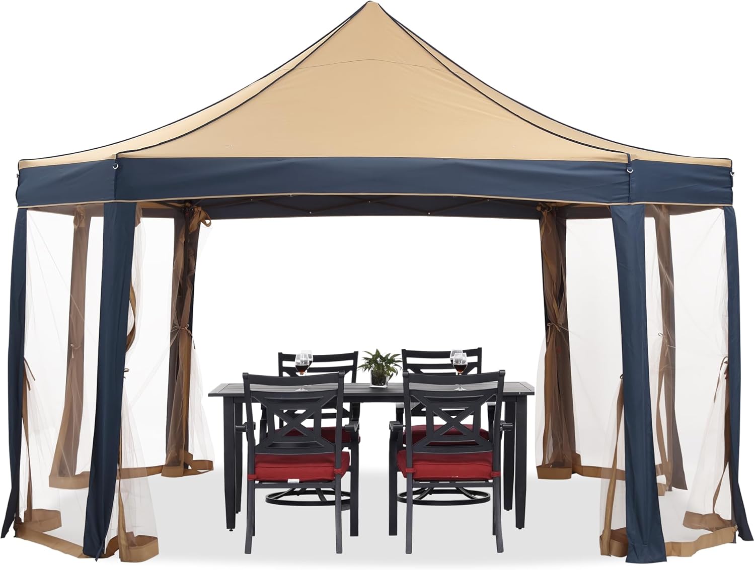 Amazon.com : 10x13 FT Gazebo, Wonlink Extra Large Outdoor Tents for ...
