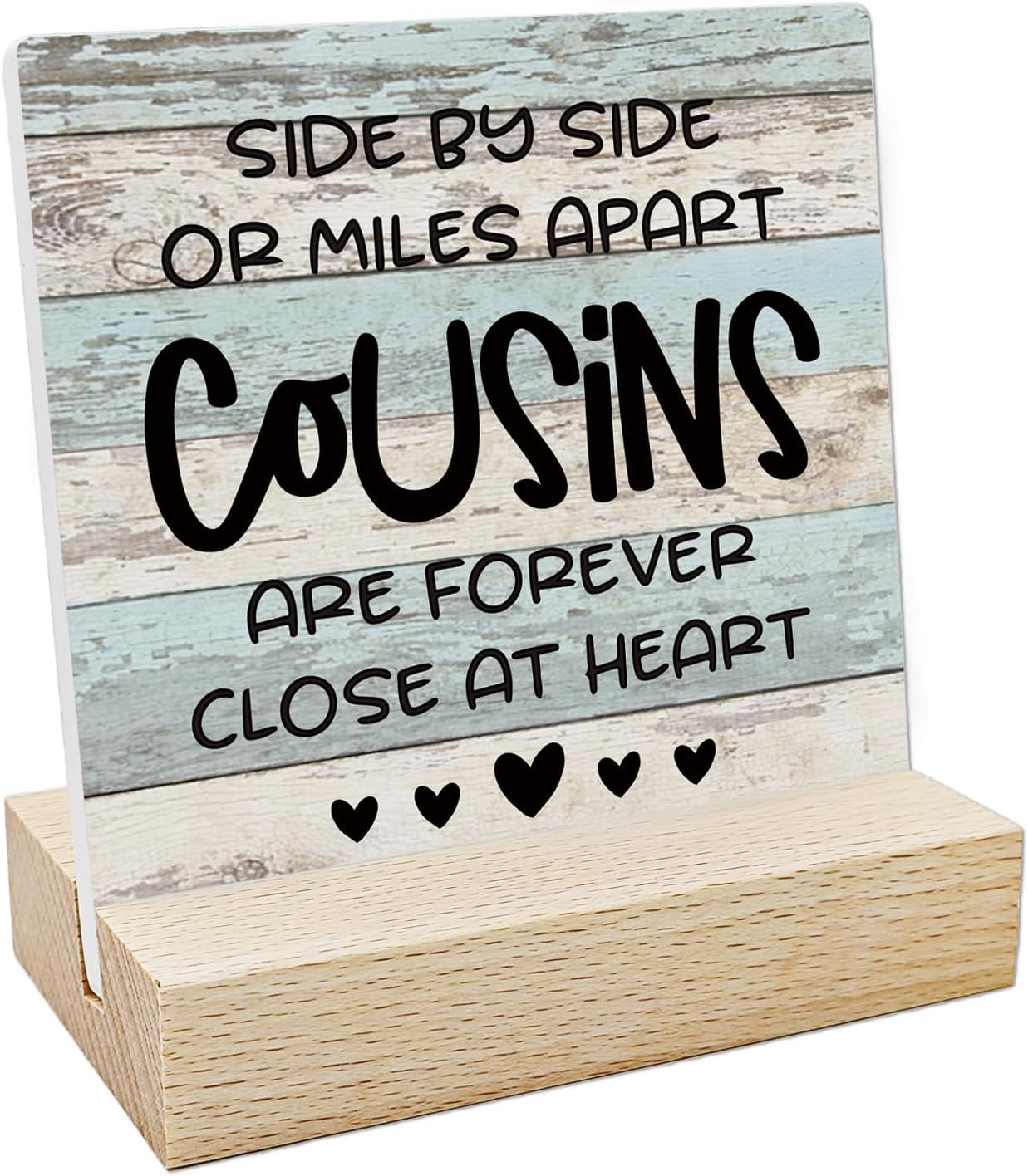Amazon.com: REWIDPARTY Best Cousin Gifts Cousins Are Forever Close at ...
