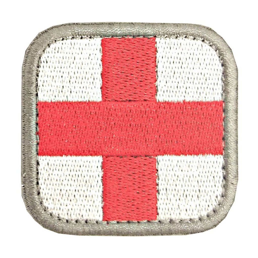 Embroidered Medic Cross Tactical Patch (White) : Amazon.in: Home & Kitchen