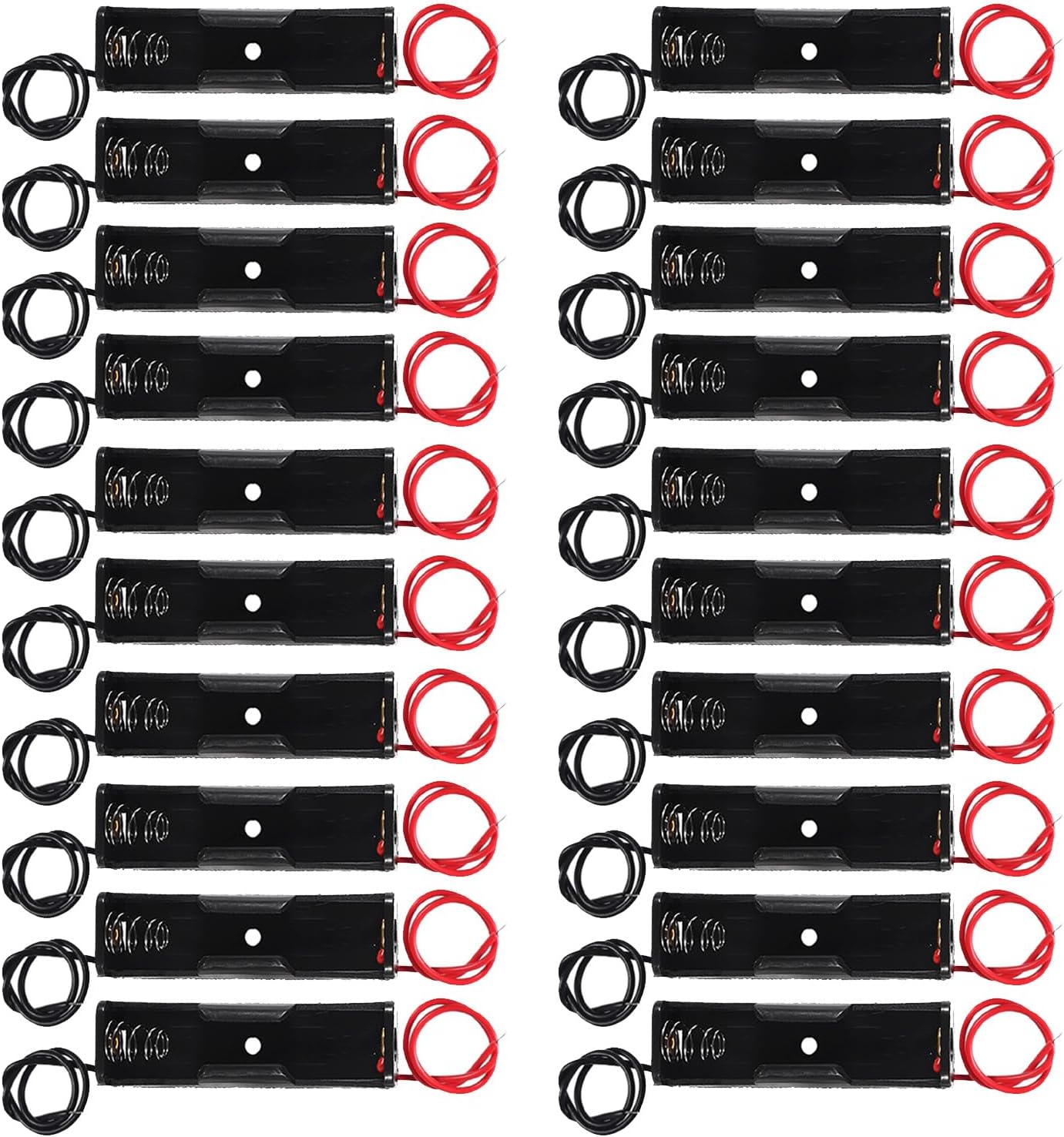 Amazon.com: hrsyyl 20pcs 18650 Battery Holder Single 18650 Battery ...