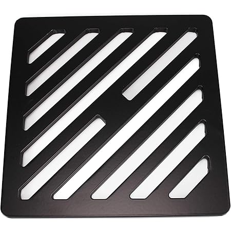 200mm 20cm Square Solid Metal Steel Gully Grid Heavy Duty Drain Cover ...