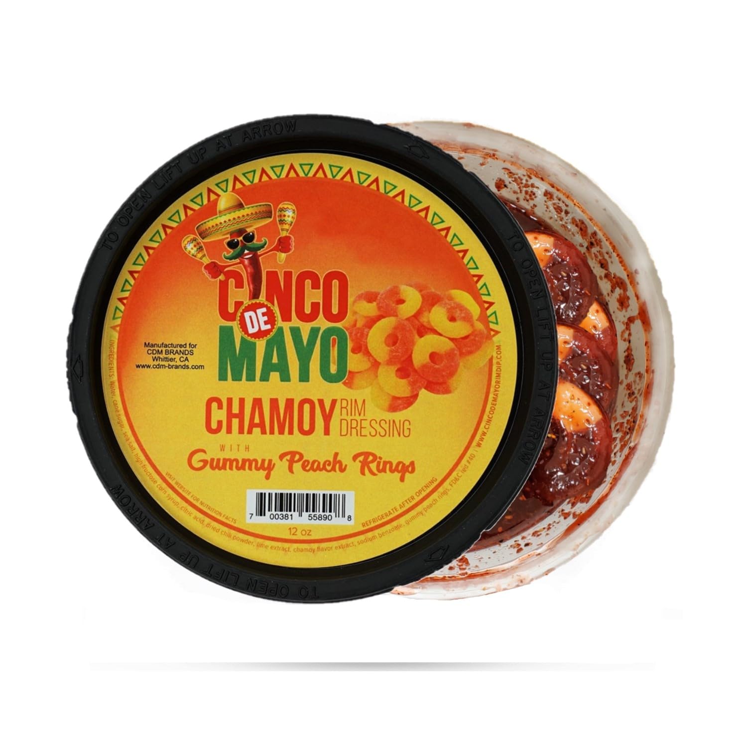 Amazon.com : Cinco De Mayo Rim Dip Chamoy Candy Paste 12 oz - Chamoy ...