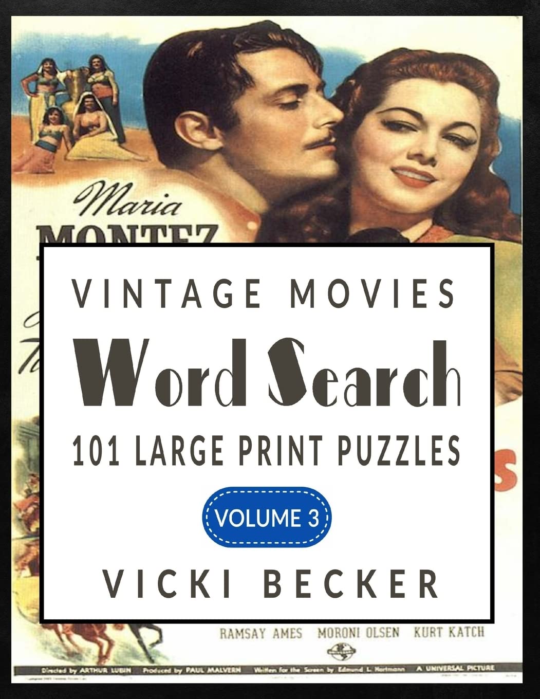 Vintage Movies Word Search: 101 Large Print Word Search Puzzles ...