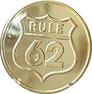 Amazon.com: Rule 62 Don't Take Yourself Too Damn Serious Gold Tone AA ...