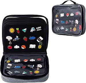 Amazon.com: Oeun fan Enamel Pin Display Book, Small Collections Or ...