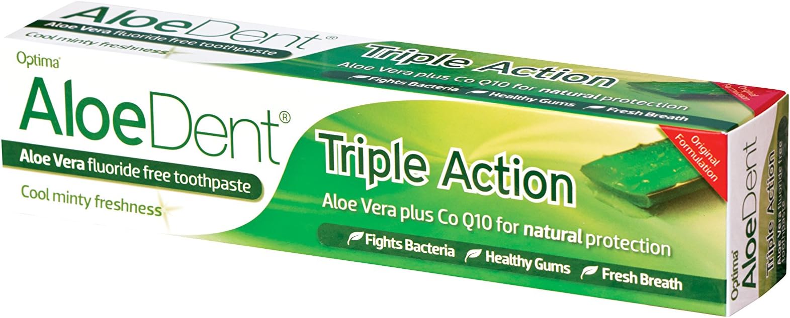 Amazon.com : AloeDent Triple Action 100 ml Aloe Vera Fluoride-Free ...