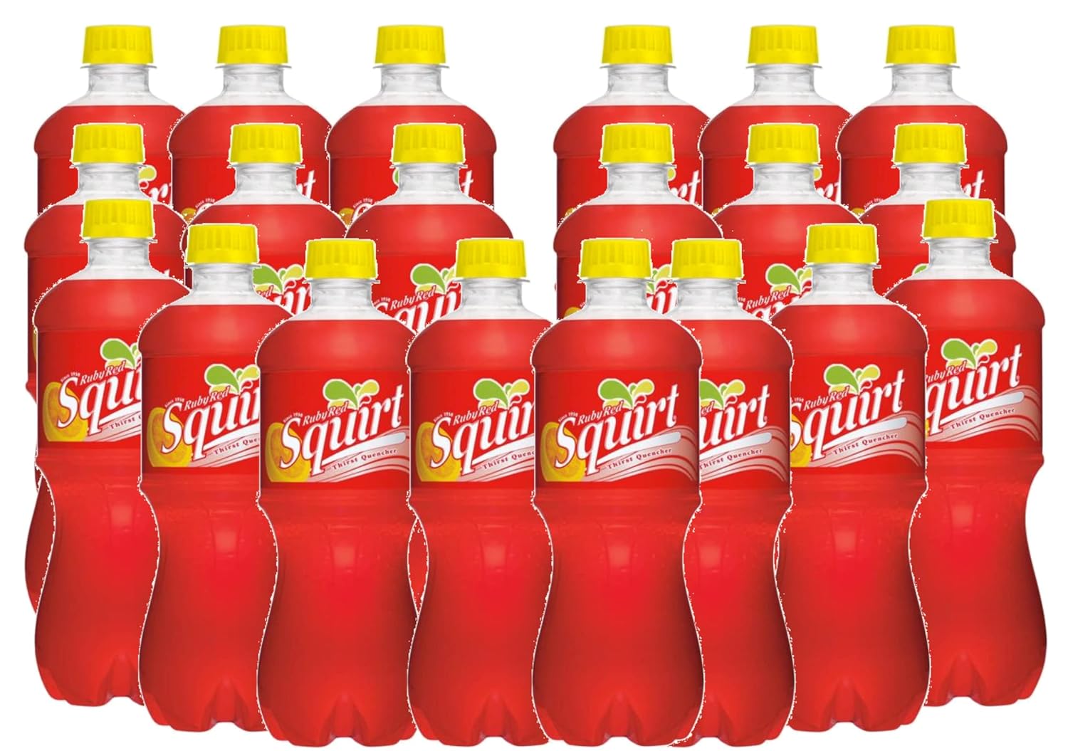 Amazon.com : Squirt Ruby Red Soda Beverage Soft Drink Bottles - 24 ...