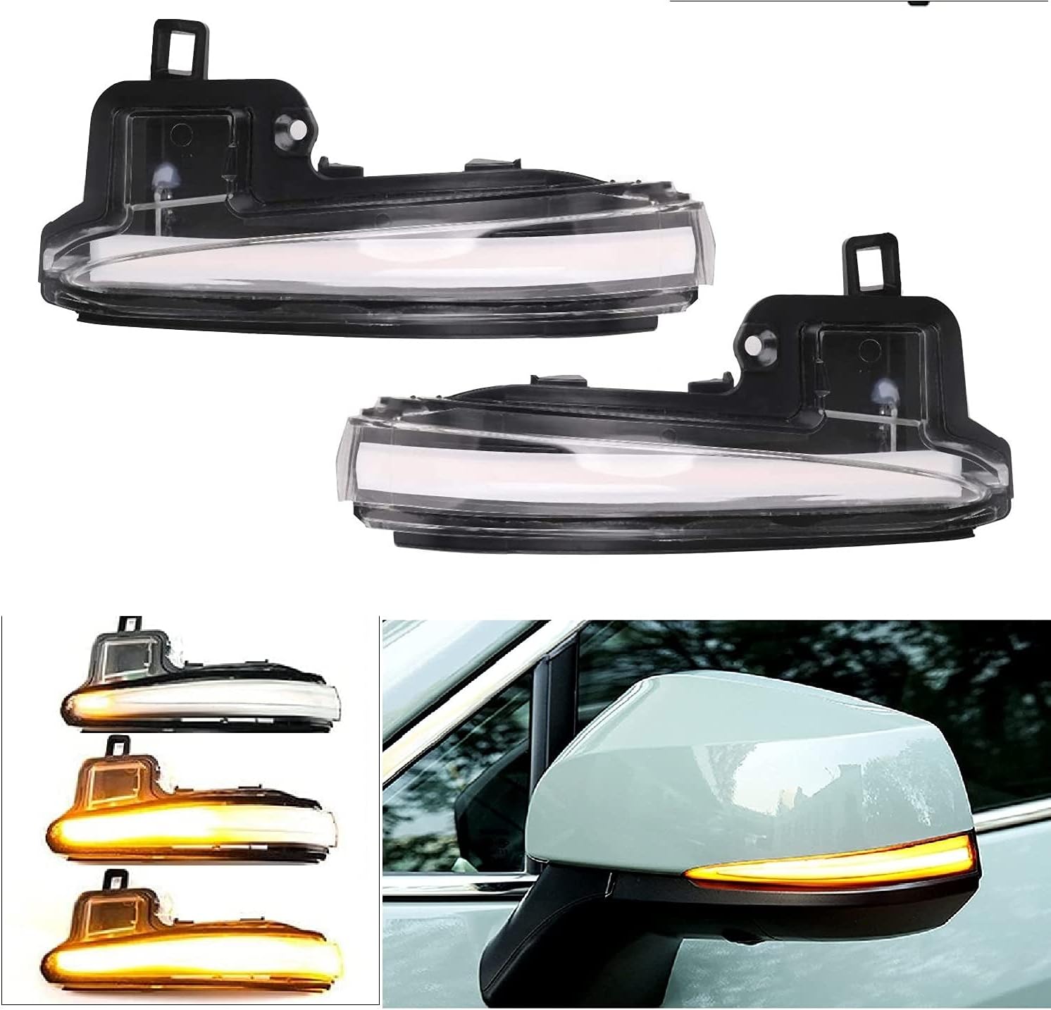 Amazon.com: LED Dynamic Side Rear View Mirror Light Led Blinker ...