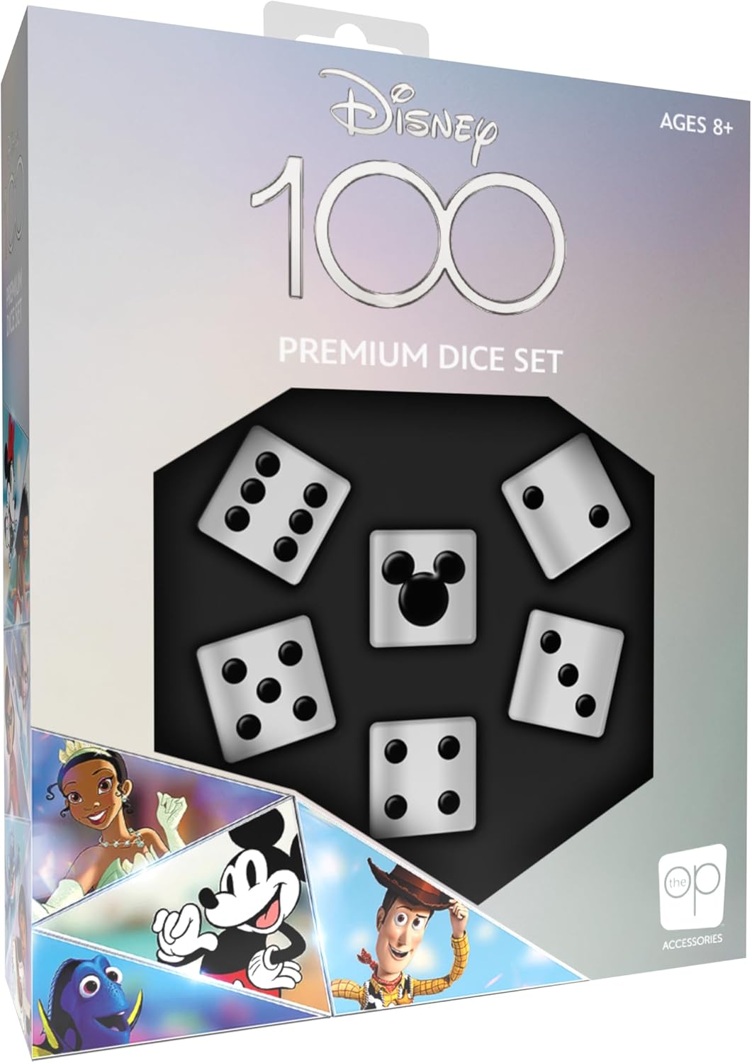 Amazon.com: Disney 100 Anniversary Premium Dice Set | Officially Disney ...