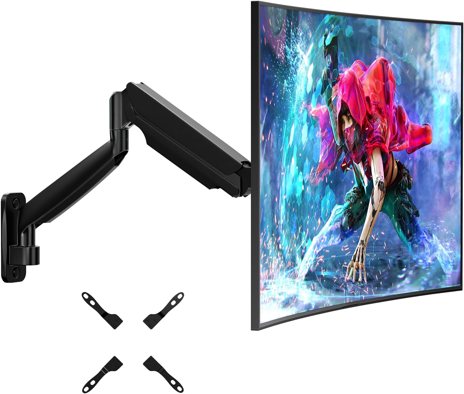 WORLDLIFT Support Mural Moniteur pour PC et TV – Écrans de 17 à 32 ...