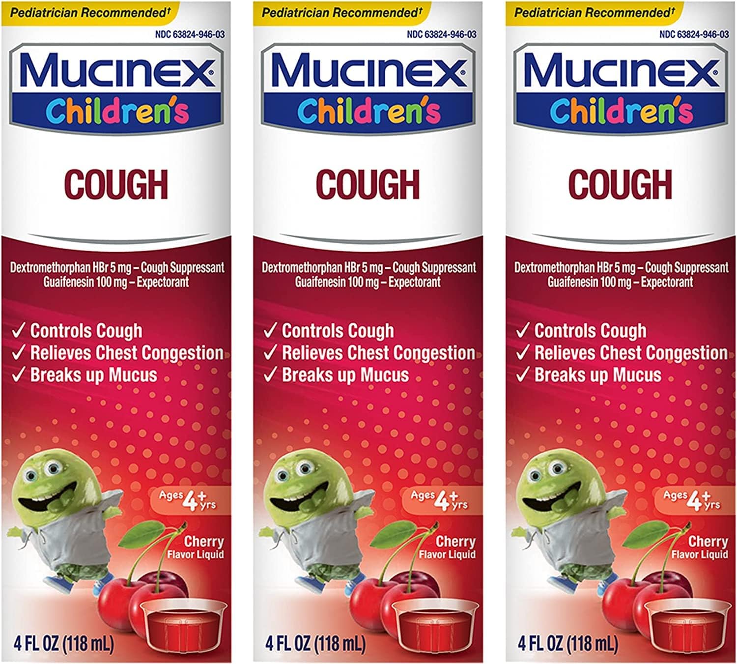 Amazon.com: Mucinex Children's Cough Medicine, Expectorant, 4 fl. oz ...