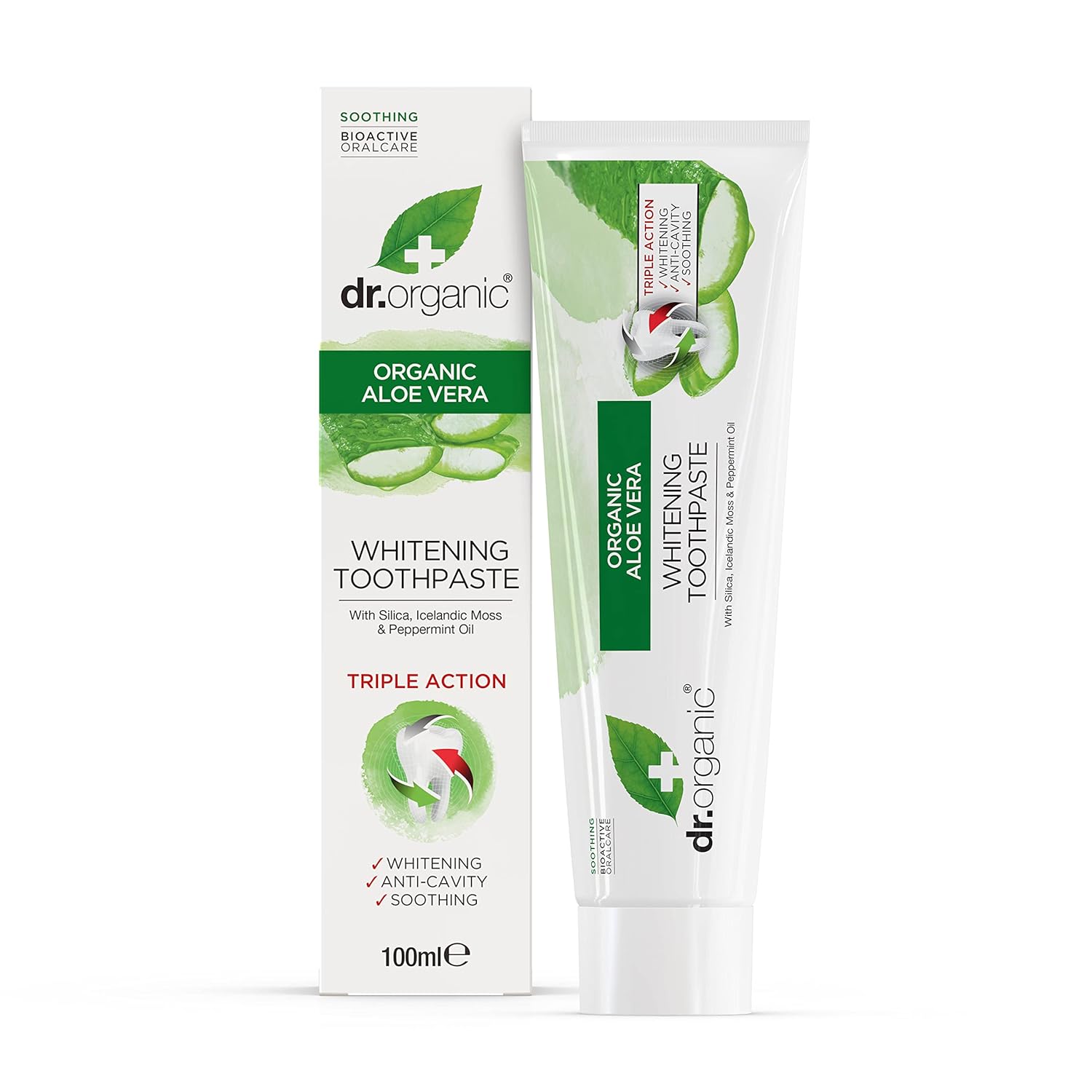 Amazon.com : Dr Organic Aloe Vera Dentífrico 100Ml : Health & Household
