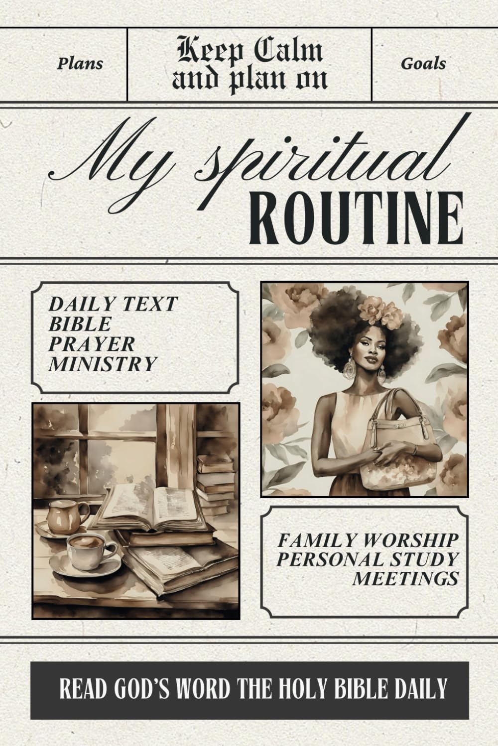 My spiritual routine JW journal, tracker notebook bible reading, daily ...