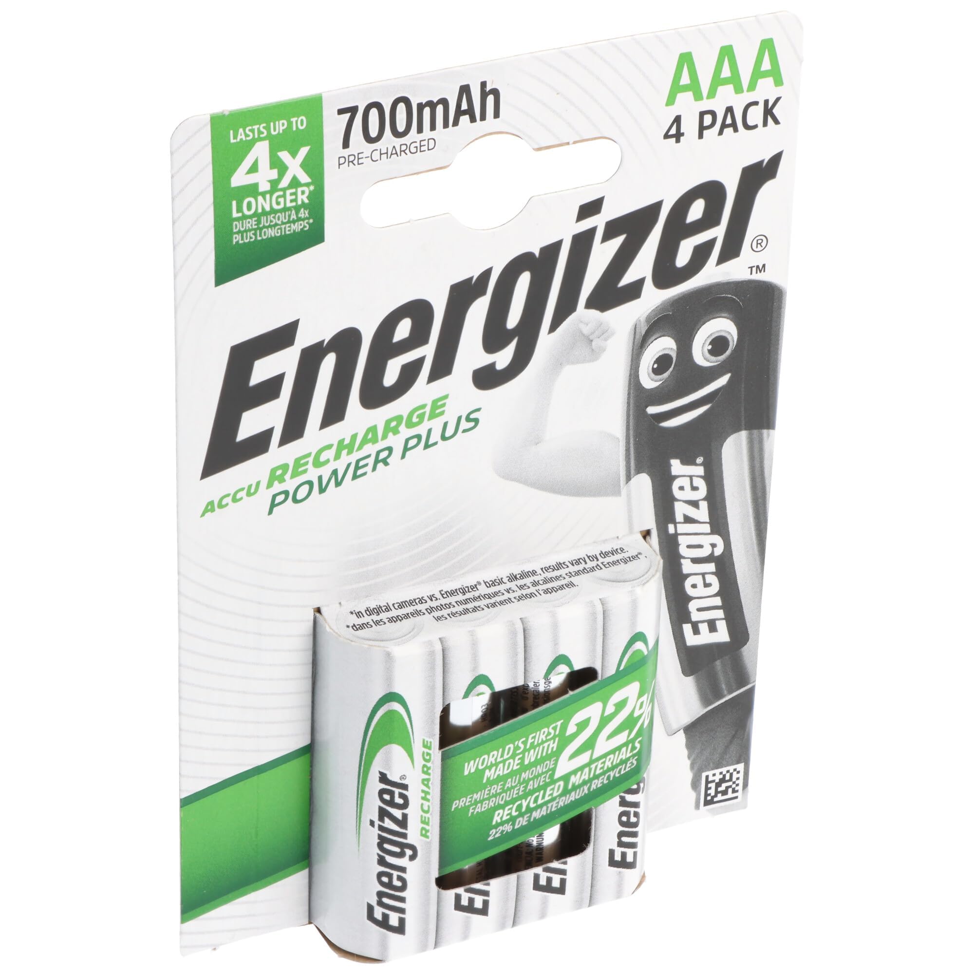 Energizer Rechargeable Battery AAA, Recharge Power Plus, 4 Pack: Amazon ...